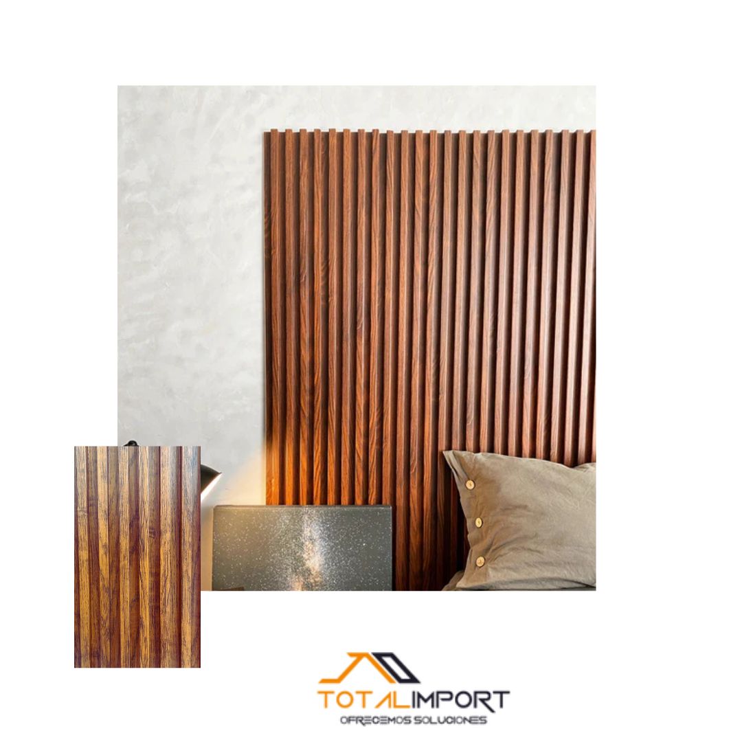 PANEL WPC MARRON 16cm x 2.90mts x 2.40mm - Total Import