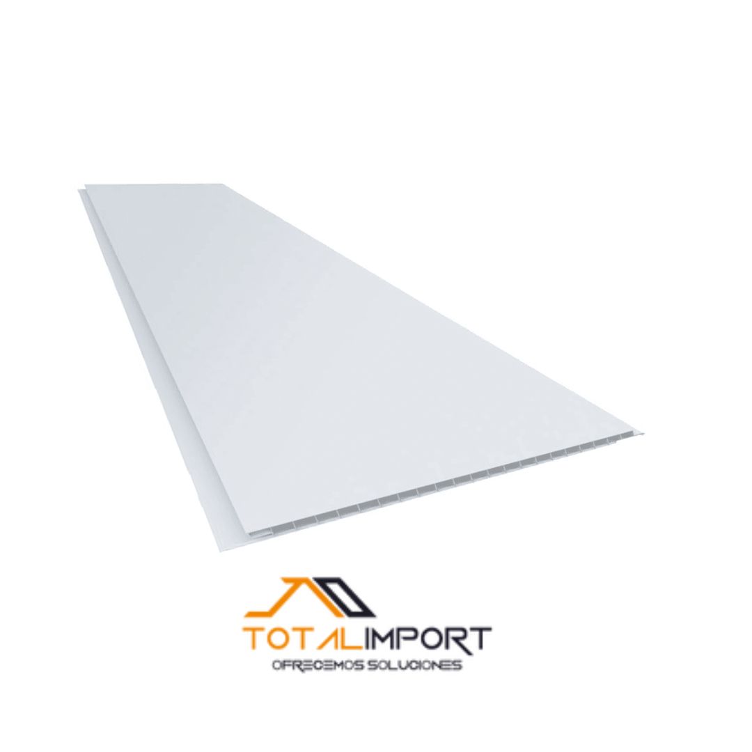 VARILLA PVC BLANCO LISO PLASBIL 7MM 4mts - Total Import